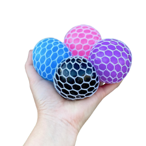 Squishy Mesh Metallic Ball – Fidgets4Kids